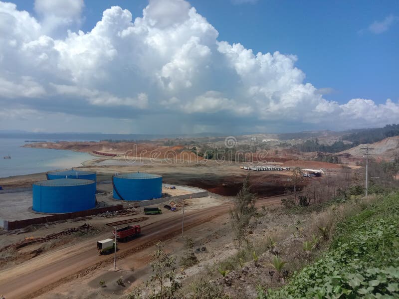 A View of a Forest that Has Turned into a Mining Area Stock Image ...