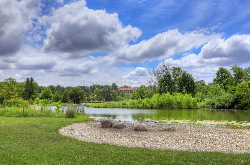 Forest Park in St. Louis, Missouri Stock Image - Image of lagoon ...