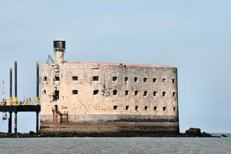 A View of a the Fort Boyard in France Stock Photo - Image of chateau ...