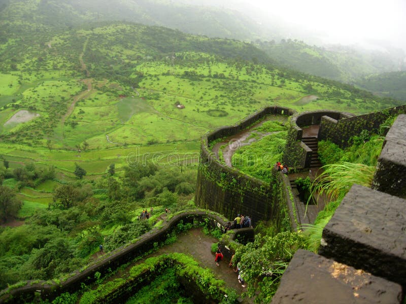 Annapurna Himalaya Mountains, Nepal Stock Image - Image of ledge, camp ...