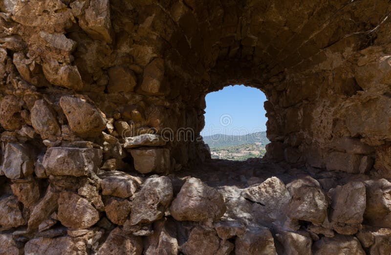 View from the Fortress Window Stock Image - Image of stones, travel ...