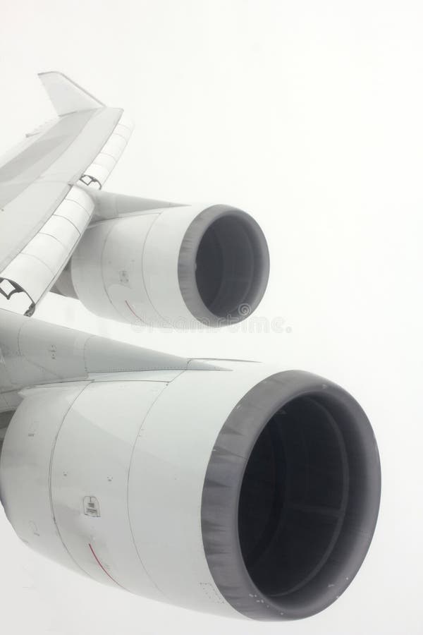 A View from a Four Engined Jet Plane Stock Image - Image of ceiling ...