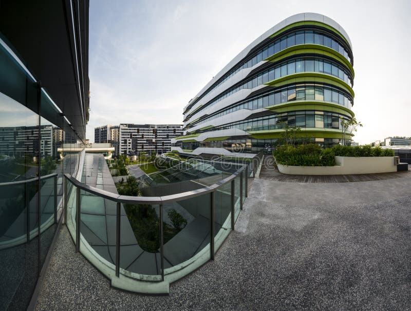 View of Fourth Autonomous University, SUTD Campus in Singapore ...