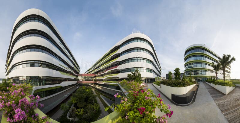 View of Fourth Autonomous University, SUTD Campus in Singapore ...