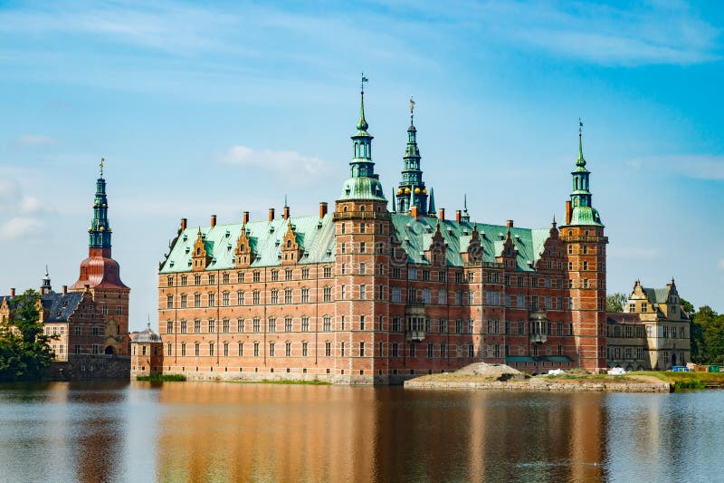 View of Frederiksborg Castle in Hillerod, Denmark Stock Photo - Image ...