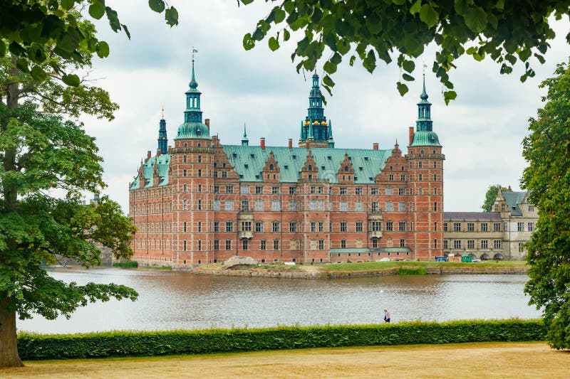 View of Frederiksborg Castle in Hillerod, Denmark Stock Photo - Image ...