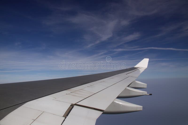 View fron an airplane stock image. Image of sunny, flight - 42938907