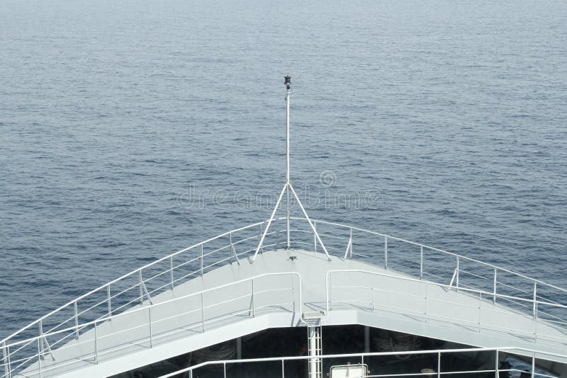 View of the Front Part of the Ship Bridge through the Window Stock ...