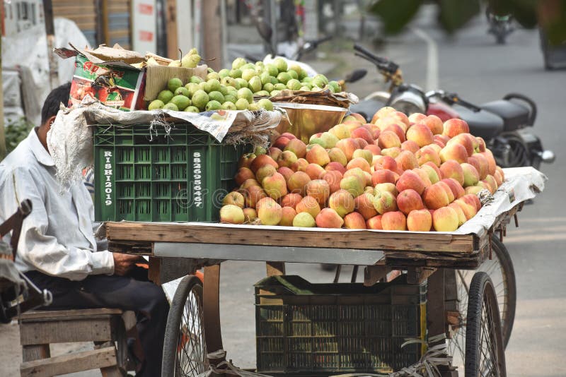 View of Fruits in an Indian Market Editorial Photo - Image of fruits ...