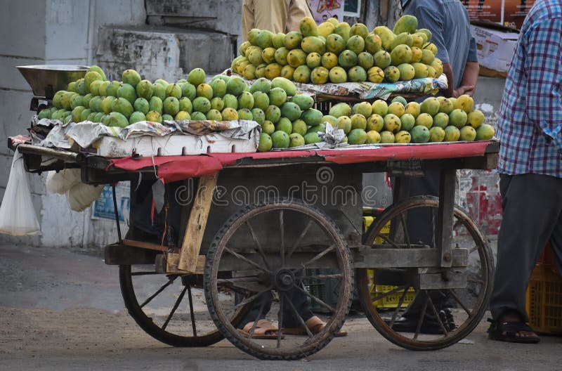 View of Fruits in an Indian Market Editorial Photography - Image of ...