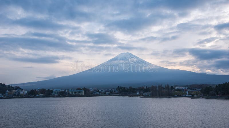 View of the Fuji Mountain in Japan Stock Photo - Image of beauty, view ...