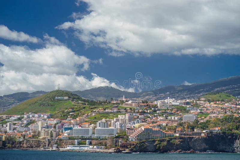 View on Funchal City Madeira Stock Photo - Image of europe ...