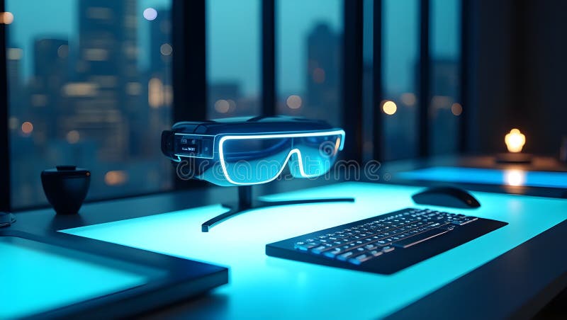 Futuristic Workspace with Augmented Reality Tools for Enhanced ...