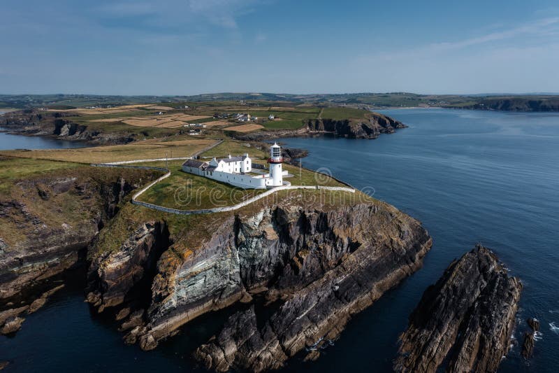 View of the Galley Head Lighthouse in County Cork Stock Photo - Image ...