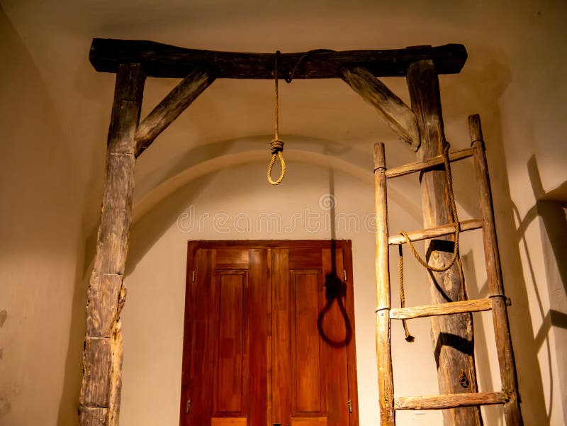 View on a gallows tree editorial photo. Image of construction - 170282031
