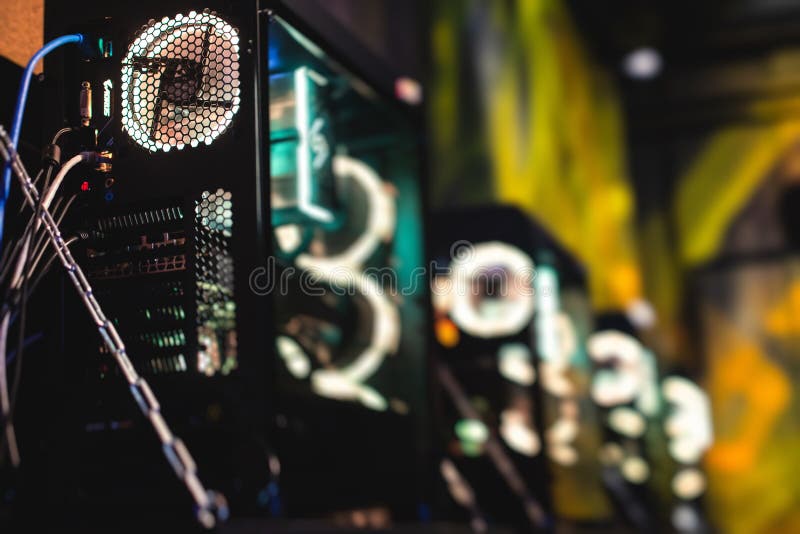 View of Gaming PC with Rgb Led Lights, Powerful High End Personal ...