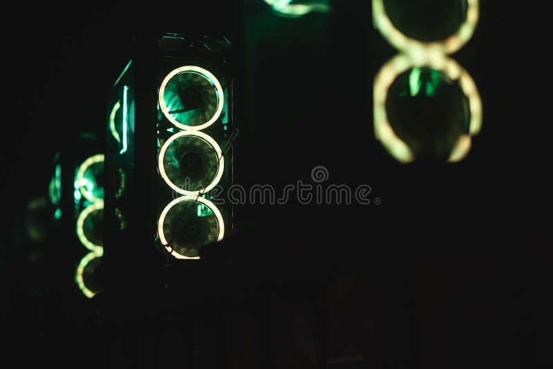 View of Gaming PC with Rgb Led Lights, Powerful High End Personal ...