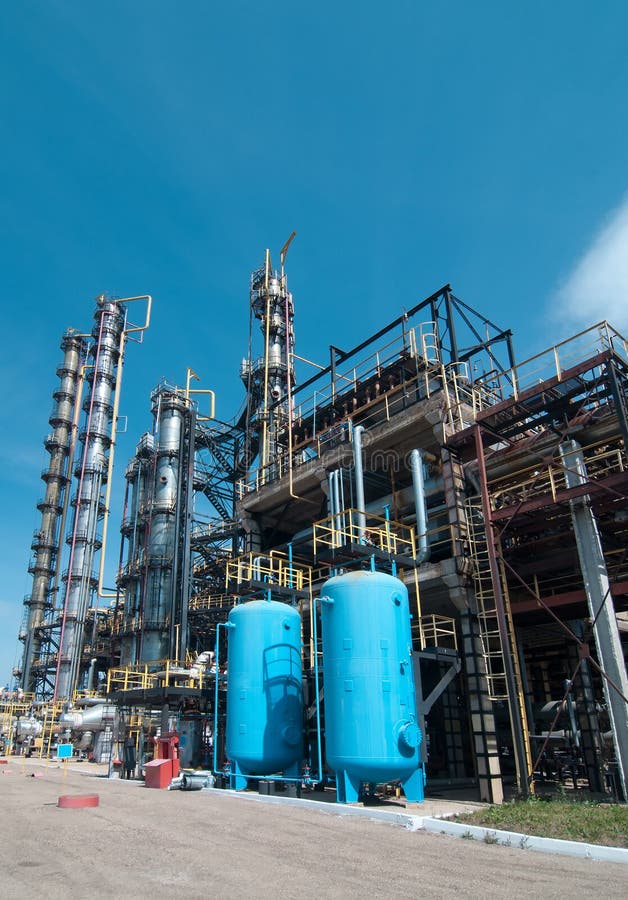 Gas-processing industry stock photo. Image of aluminum - 10747802