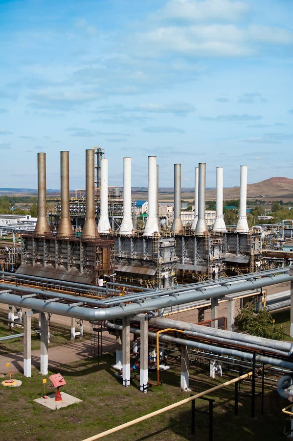View Gas Processing Factory Stock Photo - Image of supply, climate ...