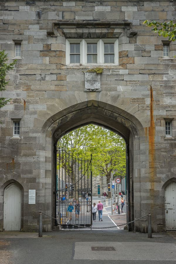 View of Gates of Irish Museum of Modern Art in Dublin Editorial Image ...