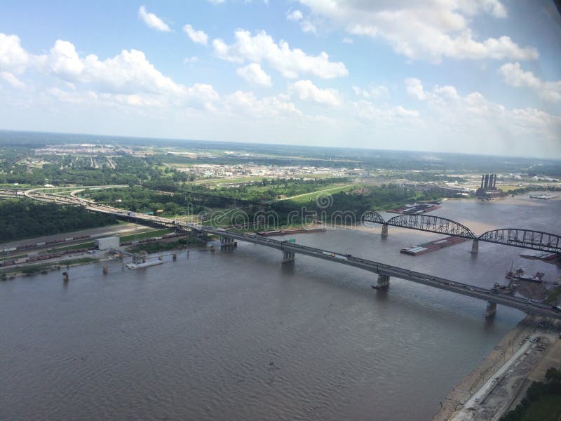 A View from the Gateway Arch Stock Photo - Image of city, stlouis: 42580406