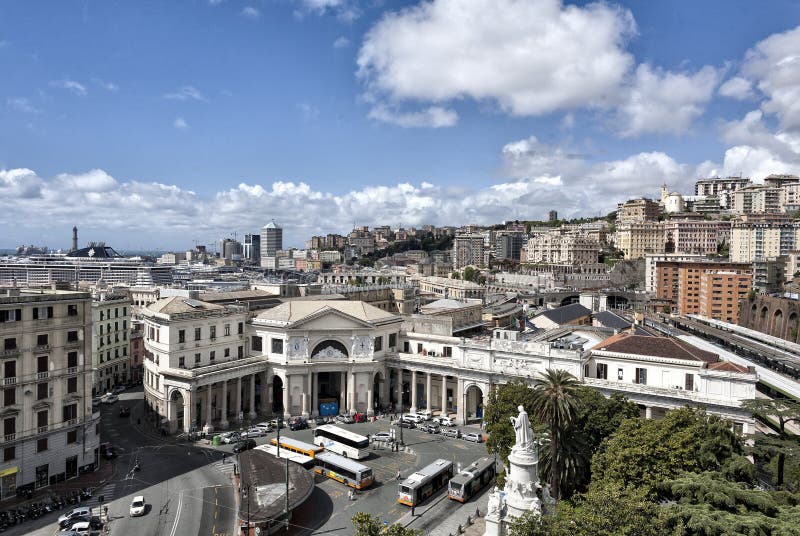 View of Genoa, Italy editorial image. Image of genova - 54847655