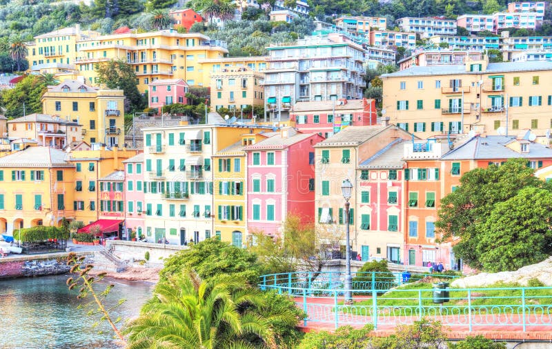 Genova Nervi stock photo. Image of harbor, tourist, rock - 27856282