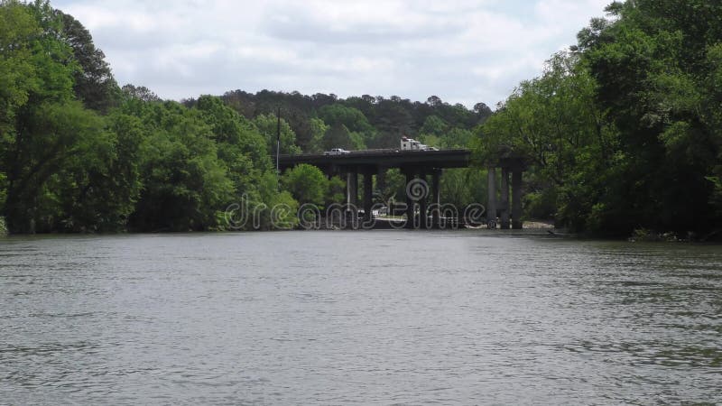 Georgia, Don White Park, a View of the Georgia 400 Bridge Over the ...