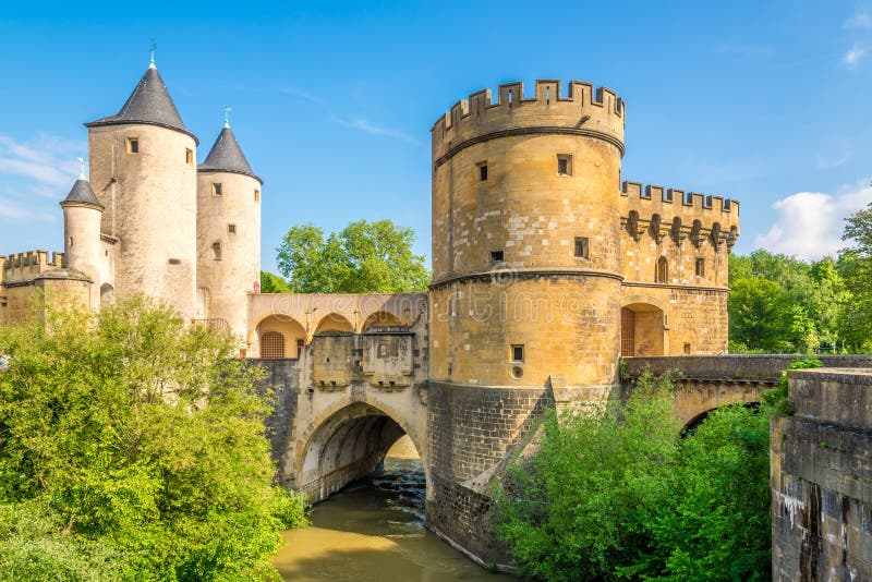The German S Gate in Metz, France Stock Photo - Image of monument, city ...