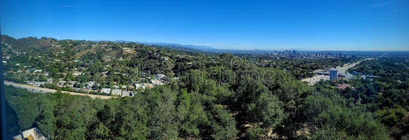View from the Getty Center, LA Stock Image - Image of center, cityscape ...