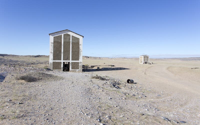 View of Ghost Town of Pomona in Namibia Editorial Stock Photo - Image ...