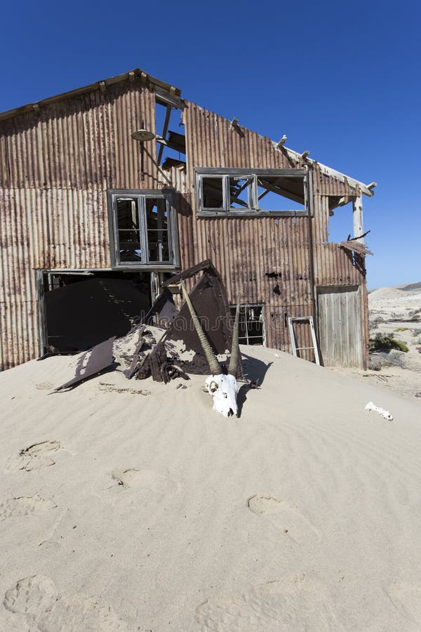 View of Ghost Town of Pomona in Namibia Editorial Photography - Image ...
