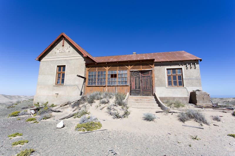 View of Ghost Town of Pomona in Namibia Editorial Image - Image of ...