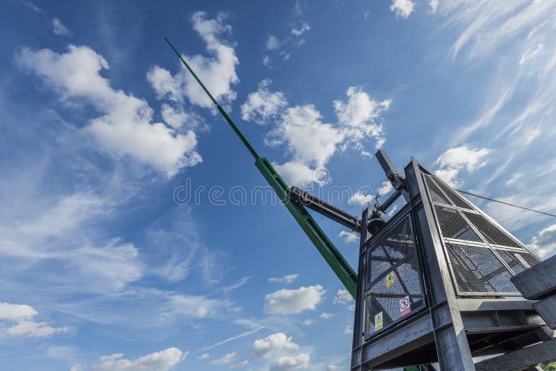 The Big Metronome in Prague Stock Photo - Image of prague, architecture ...