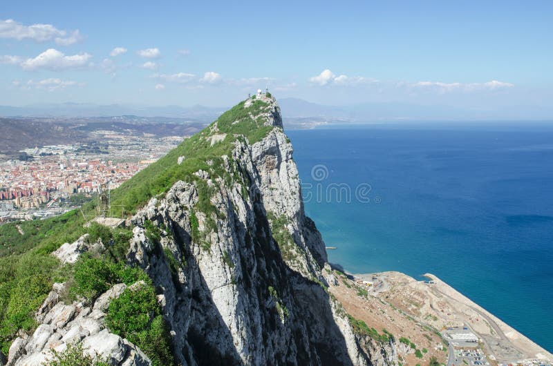 Gibraltar Upper Rock stock photo. Image of upper, slope - 16197894