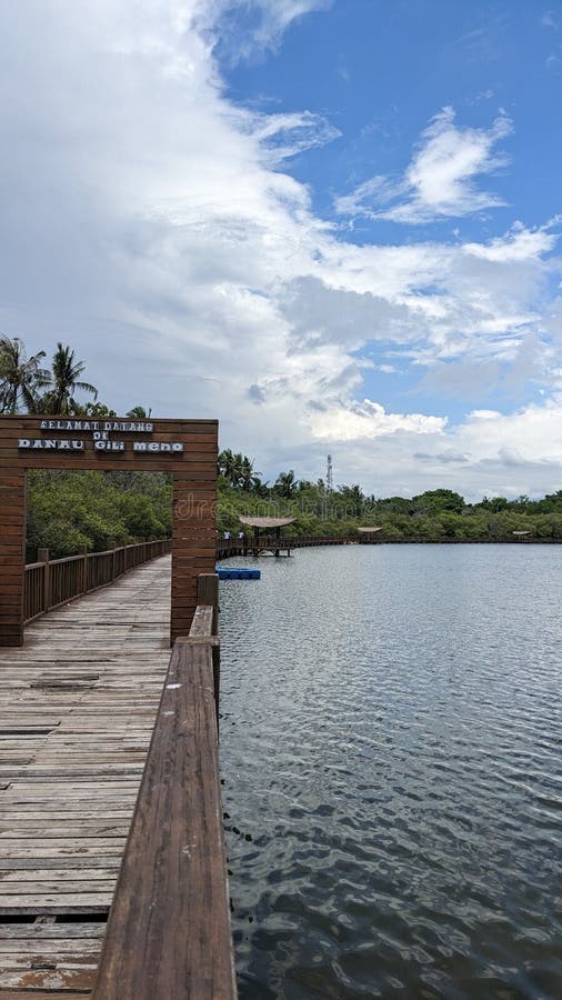 View in Gili Meno Lake Lombok Editorial Stock Image - Image of lombok ...