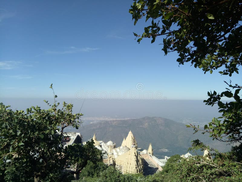 Hills with the pills stock image. Image of view, gujarat - 257941783