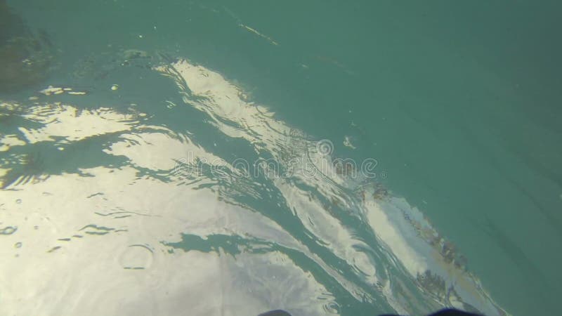 View of a Girl Fall Down and Drowning in Water Stock Video - Video of ...