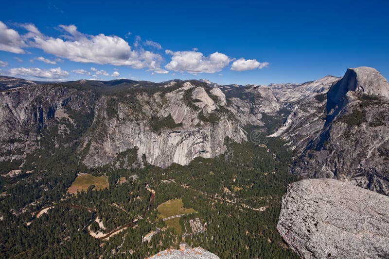 View from Glacier Point stock photo. Image of famous - 16517242