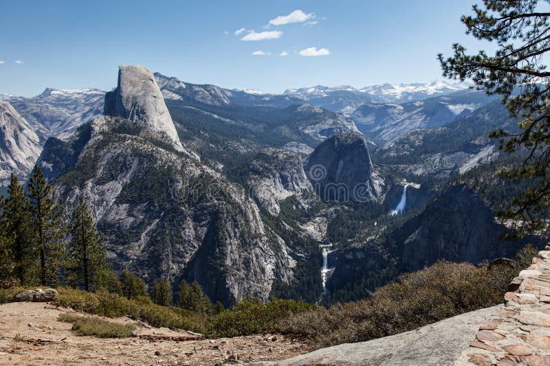 View from Glacier Point Road Stock Photo - Image of point, yosetmite ...