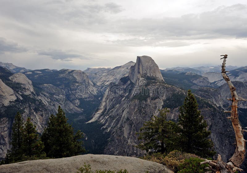 View from Glacier Point - Yosemite Stock Image - Image of glacier ...