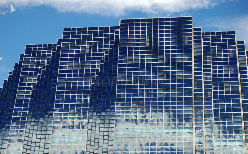 Glass Skyline Reflection, Modern Buildings Stock Image - Image of ...