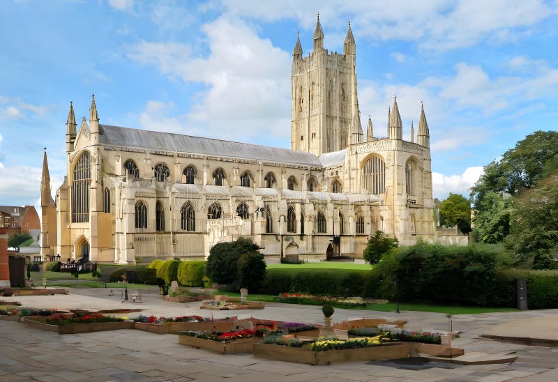 A View of Gloucester Cathedral Stock Photo - Image of castle, landmark ...