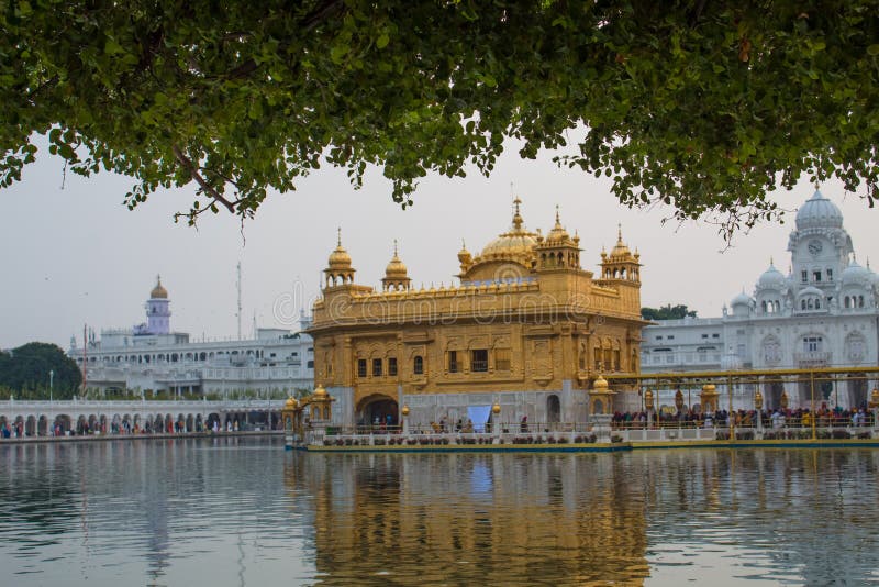 View of Golden Temple from Main Entry Gate Stock Image - Image of ...