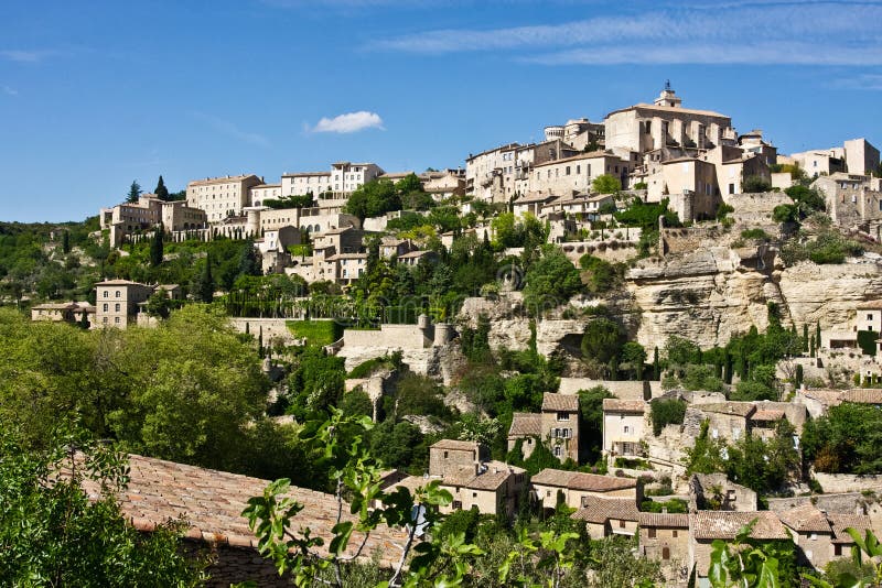 View of Gordes stock photo. Image of countrside, europe - 26410764