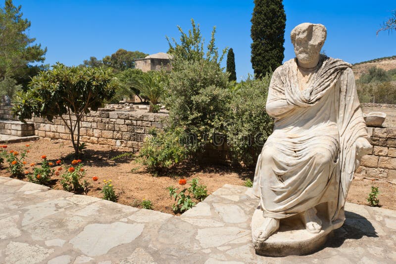 Hadrians Library Athens Greece Stock Photo - Image of greek, athens ...