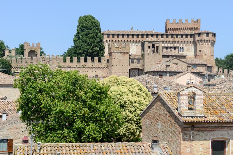 Gradara Castle, a Medieval Fortress Located in the Town of Gradara ...