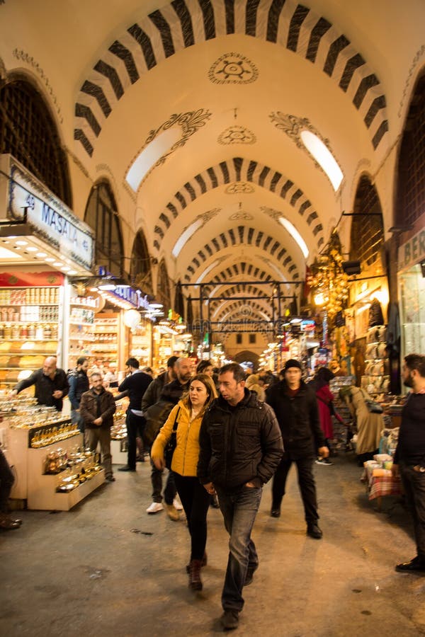 View of the the Grand Bazaar in Istanbul Editorial Image - Image of ...