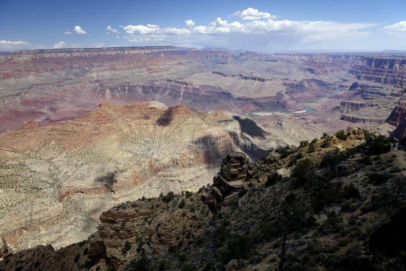 View of the Grand Canyon stock image. Image of eroded - 29496715