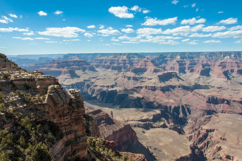 View of the Grand Canyon, Mother Point, Arizona Stock Photo - Image of ...